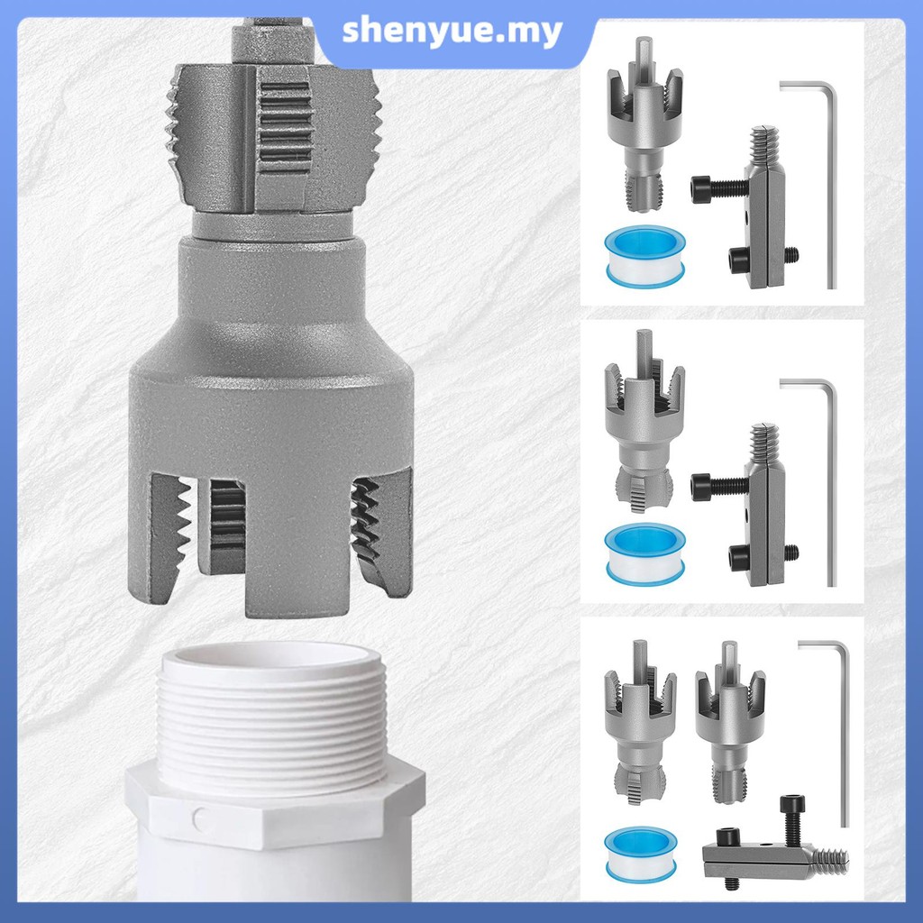 High Hardness Pipe Thread Cutting Tool Universal PVC Pipe Threader Kit ...