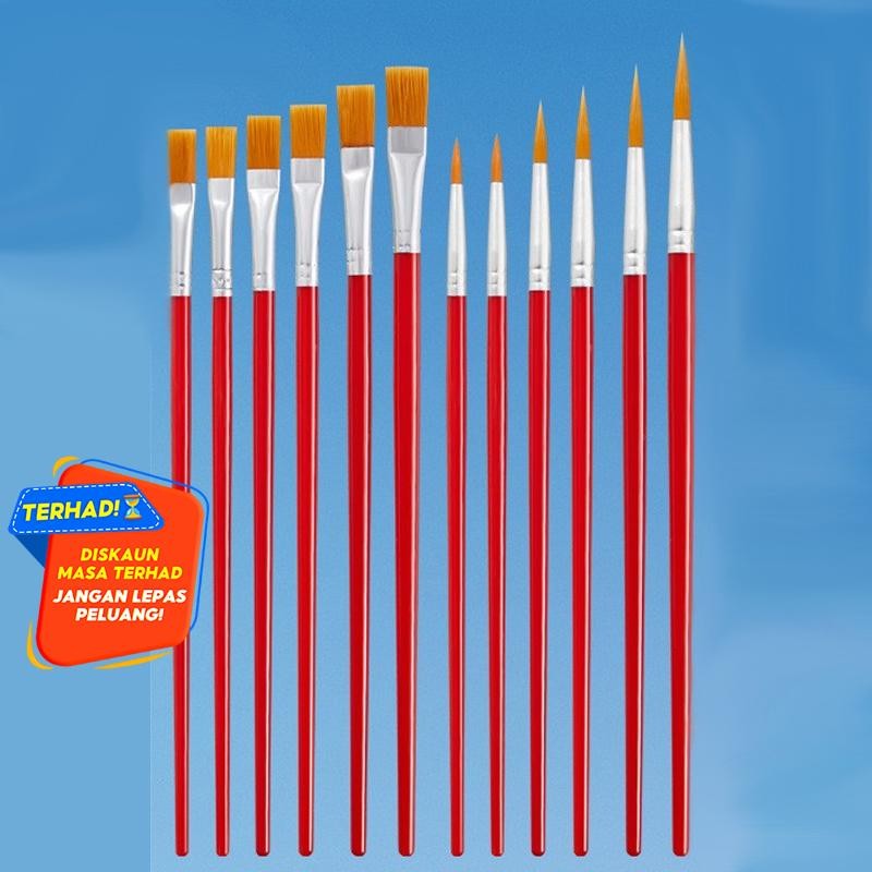 12-color Oil Painting Pen Set with Plastic Pole, Art Supplies for ...
