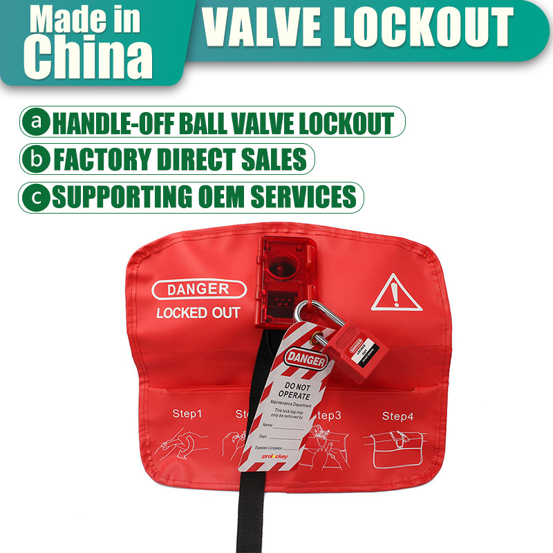 Industrial Safety LOTO Locking Listing Dedicated Flange Ball Valve Lock ...
