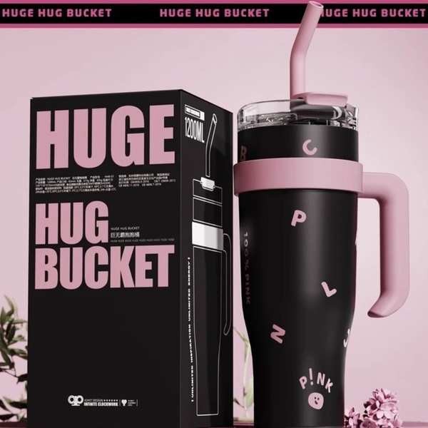 water bottle botol air tahan sejuk Cawan air gergasi hitam baru cawan ...