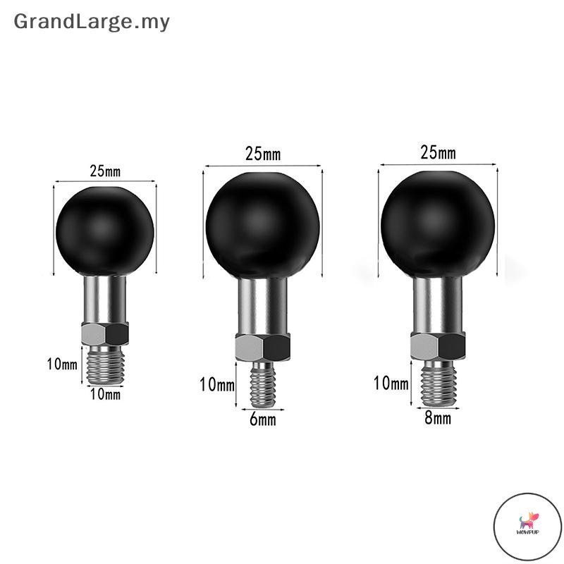 WOW Aluminum Alloy Double Socket Arm For 25mm/1 Inch Ball Head Holder ...
