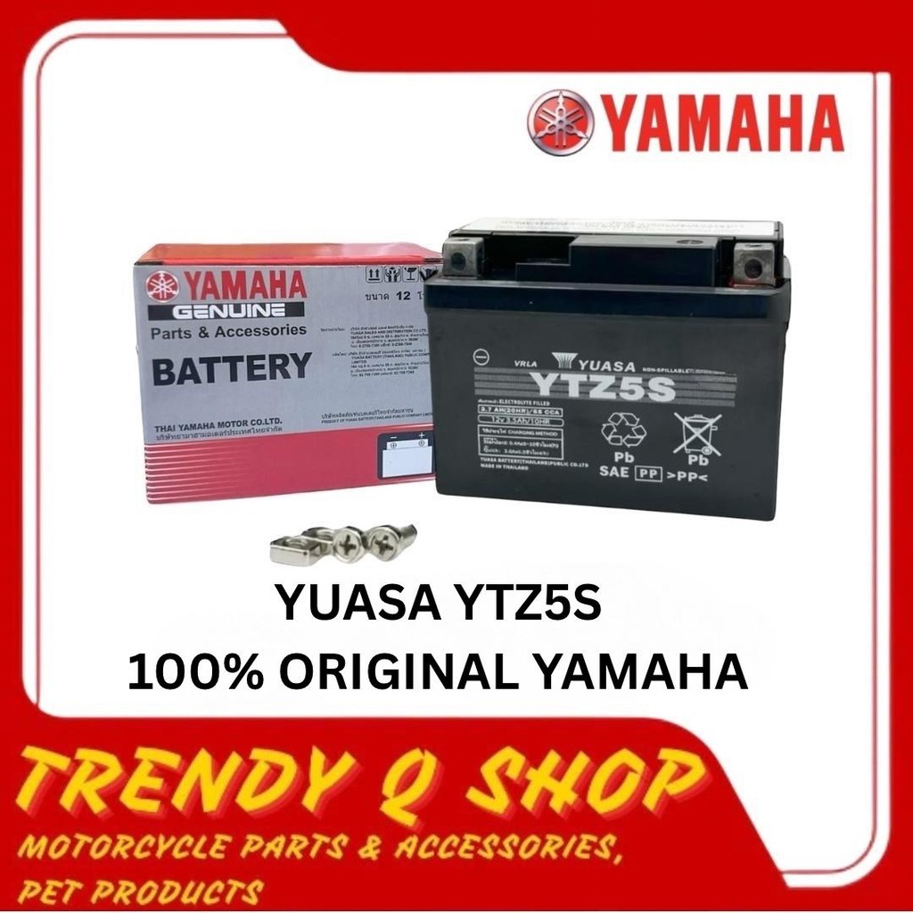 YAMAHA 100% ORIGINAL BATTERY / BATERI UNTUK MOTOR LC135 /Y15ZR/ Y16 ...