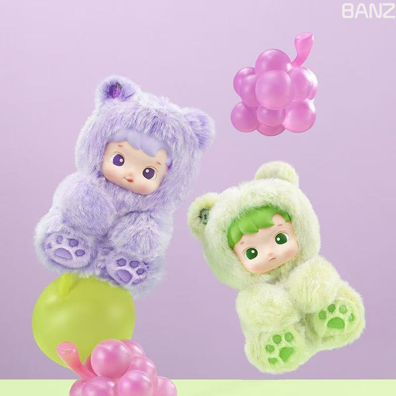 Blind box POPMART HACIPUPU Little Bear Gummy Candy series Gummy plush ...