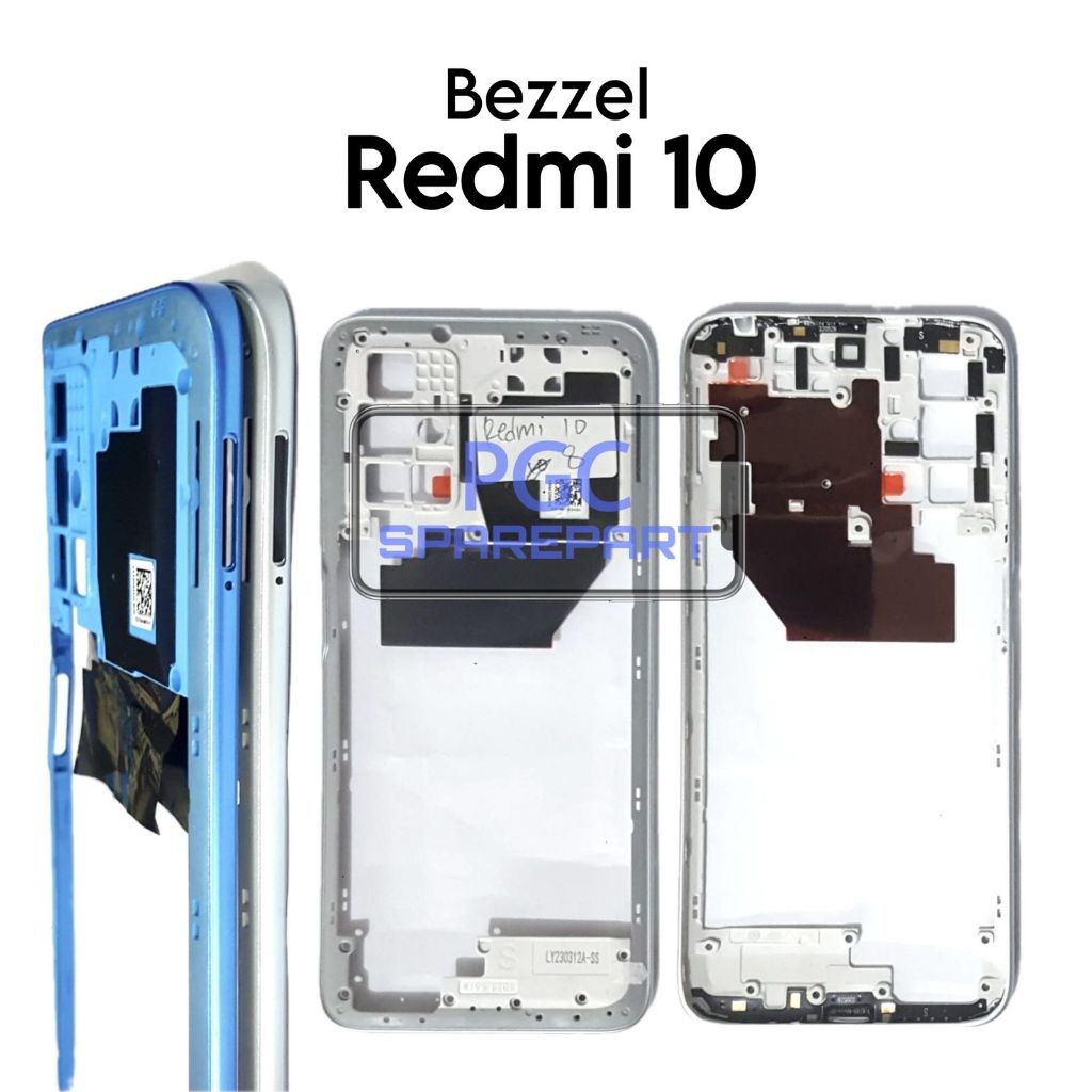 MESIN Ori Bezzel Side Bone Trim For Xiaomi redmi 10 / 21061119AG ...