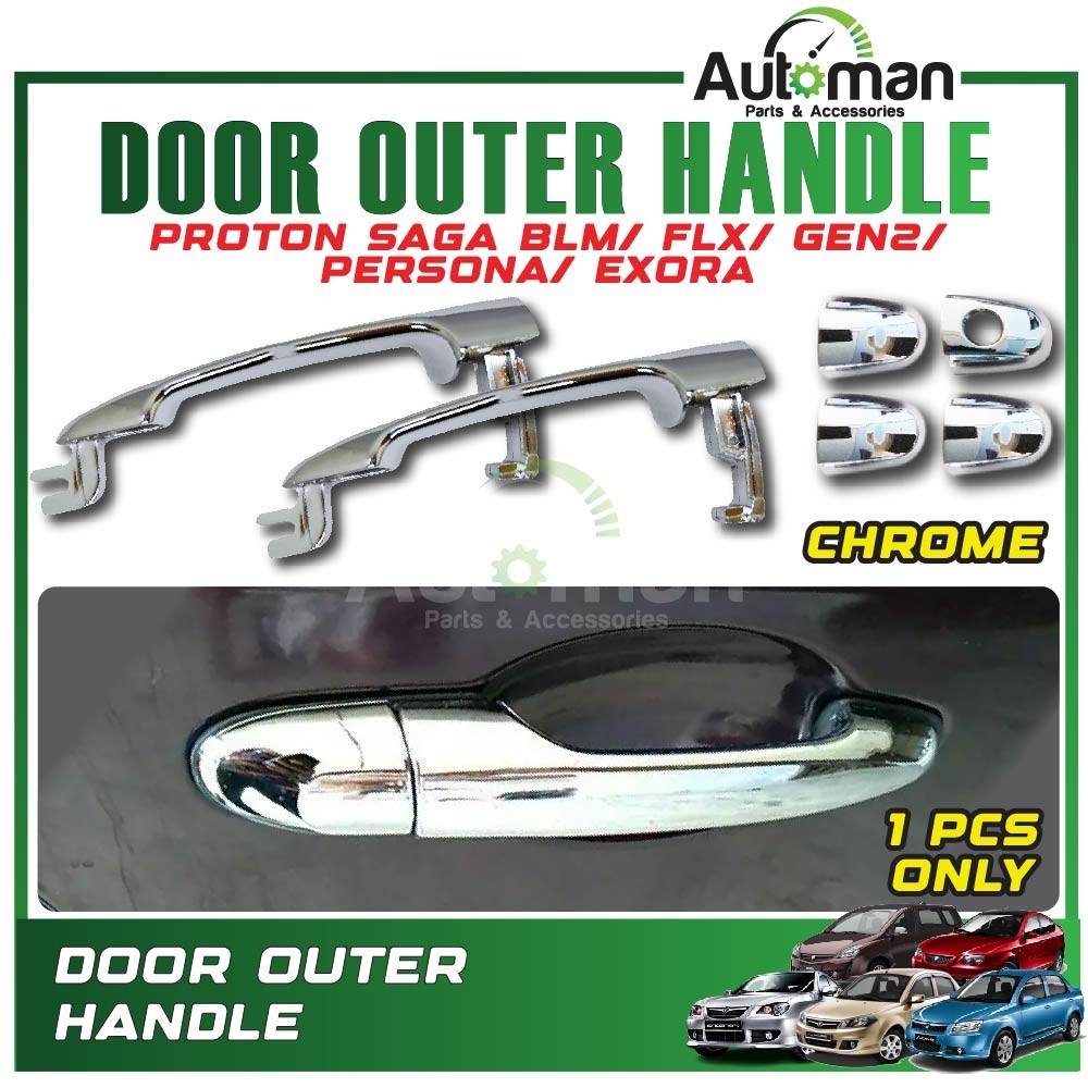 Door Outer Handle Proton Gen2 Saga BLM FLX FL Exora Persona Old Door ...