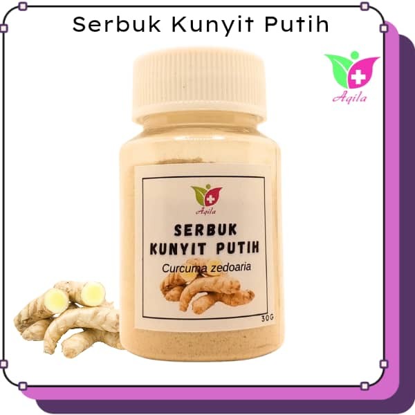 Serbuk Kunyit Putih Dalam Botol 30g | Curcuma zedoaria | White Tumeric ...