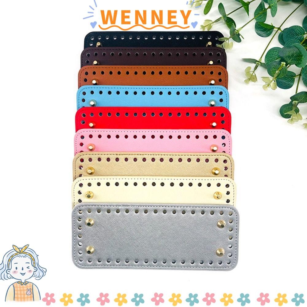 WEY Crochet Bag Bottom, Rectangle with Holes Long Bag Bottom, DIY Wear ...