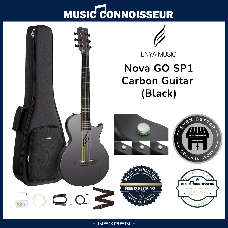 ENYA NOVA GO SP1 Carbon Guitar (Black) | Shopee Malaysia