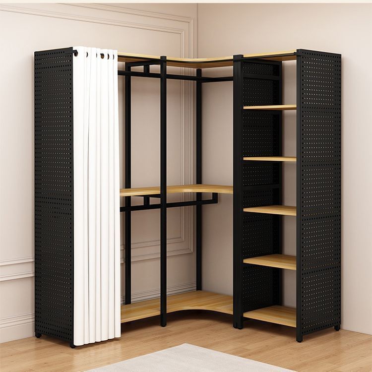 Simple wardrobe hole panel floor-standing bedroom fully enclosed ...