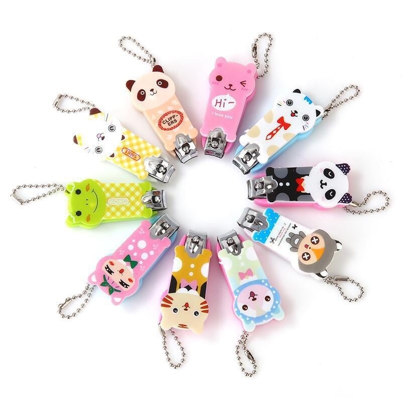 2PC Cute Animal Nail Clipper Cartoon Design Nail Cutter Manicure ...