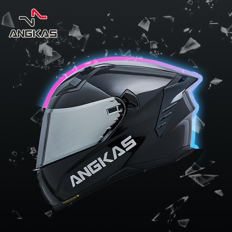 ANGKAS Topi Keledar Motosikal Kalis Angin dan Kalis Air Saiz Penuh ...