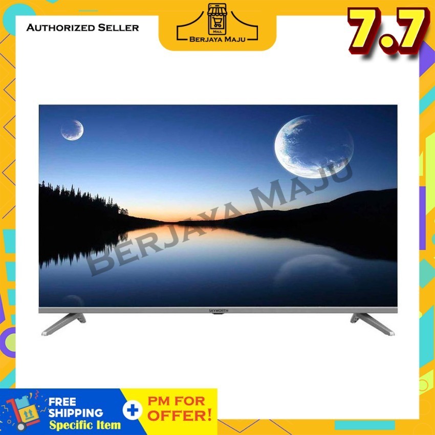 Skyworth 32" FHD Smart Android Google LED TV 32STE6600 | Shopee Malaysia