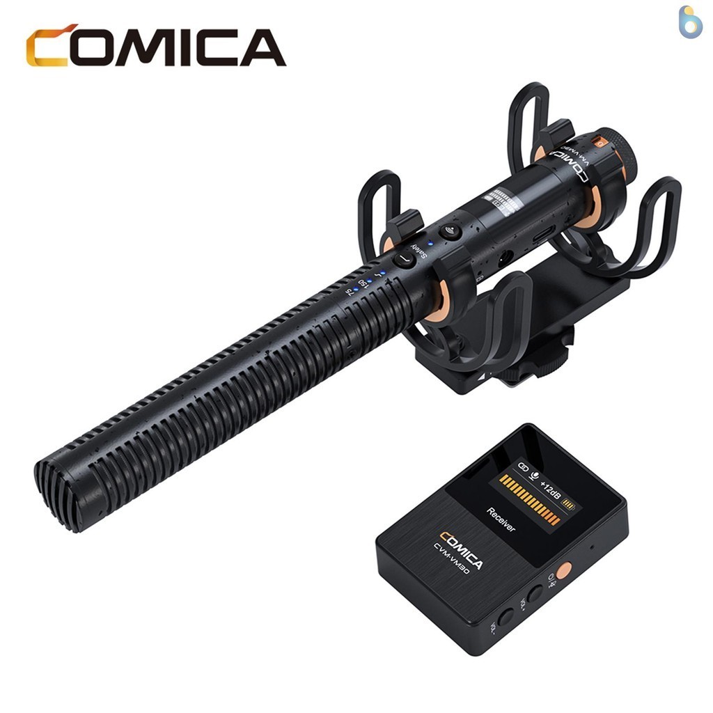 COMICA VM30 2.4G Camera Microphone Cardioid Condenser Mic System with 3 ...