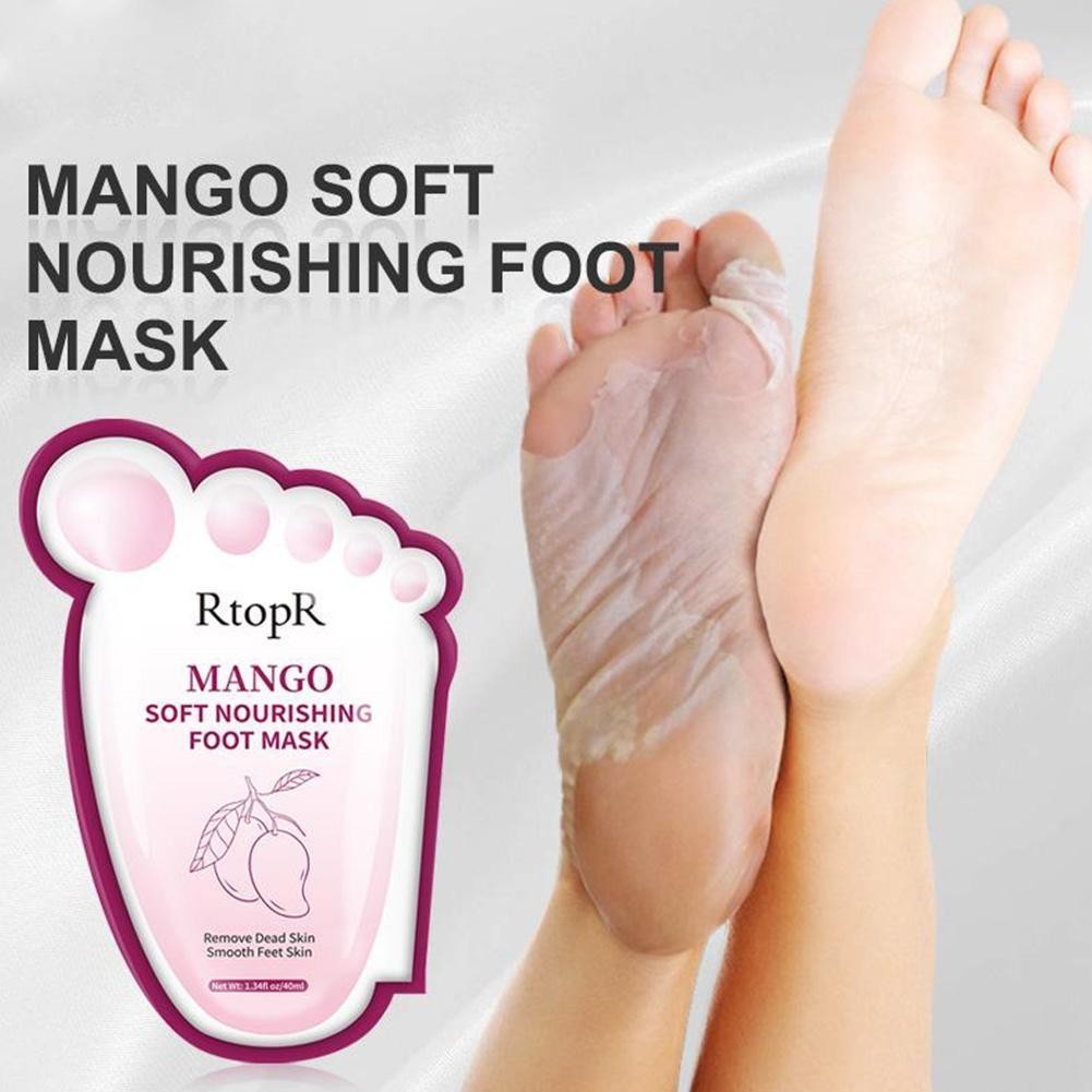 Mango Lavender Goat Milk Exfoliating Foot Mask Foot Exfoliating Foot ...