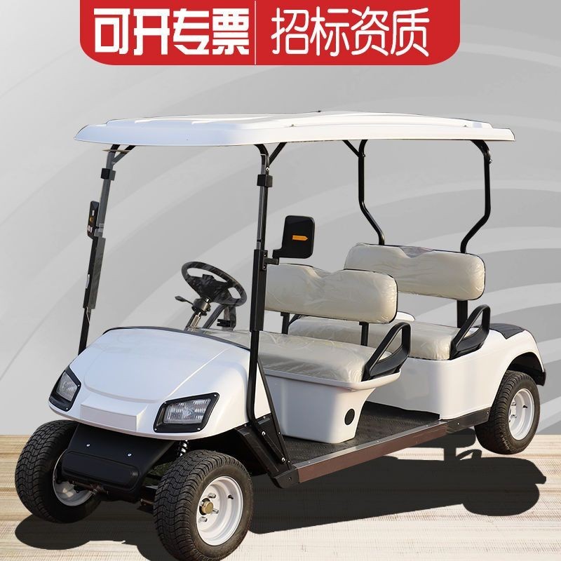 Electric Four-Wheel Sightseeing Car Tourist Attractions Security Cruise ...