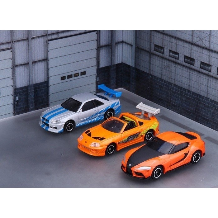 TOMY Fast Furious Toyota Supra Nissan GTR Alloy Diecasts & Toy Vehicles ...