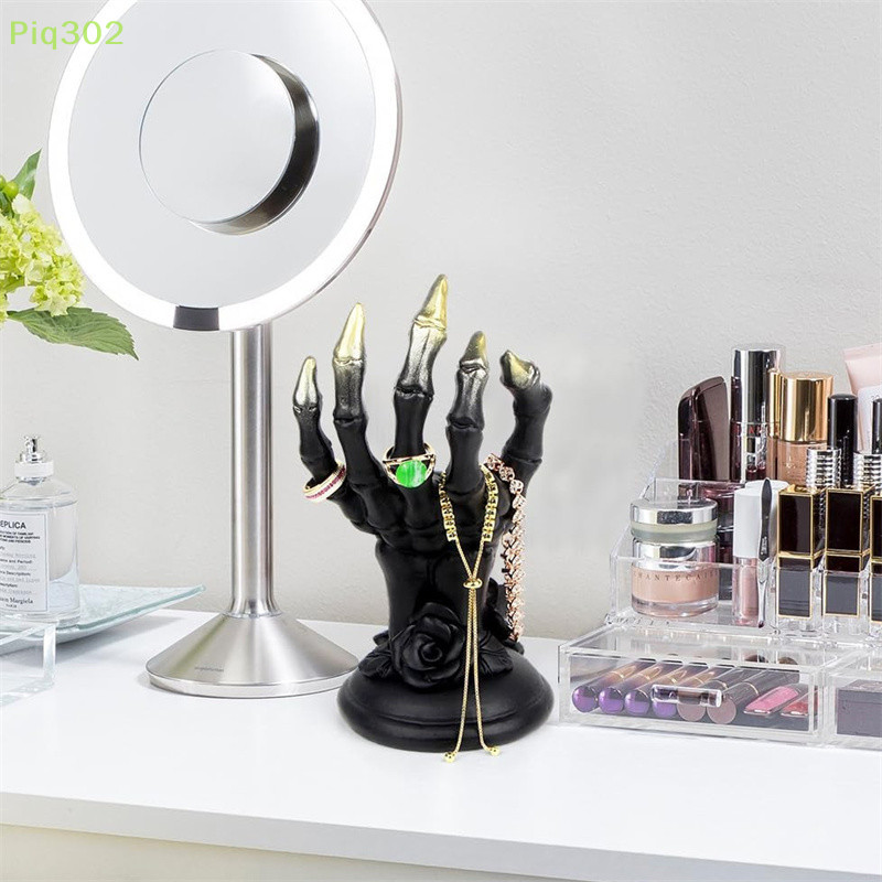 Piq302 Devil Hand Horror Sculpture Jewelry Storage Gothic Hand Statue ...