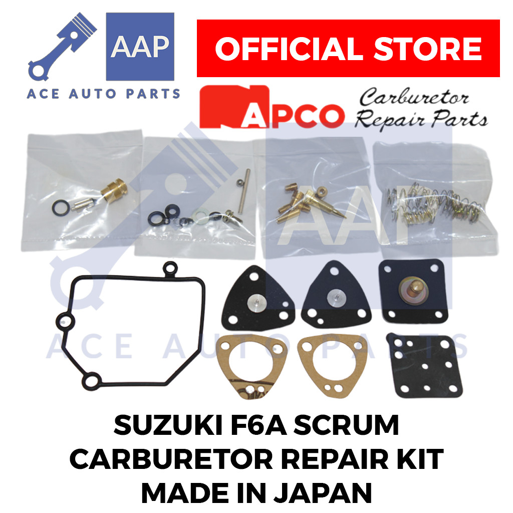 Suzuki Multicab F6A Scrum Carburetor Repair Kit NAPCO Made in Japan ...