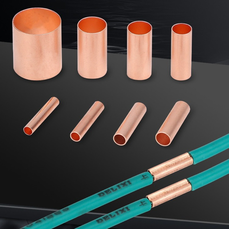 Copper Connecting Pipe GT small copper tube Cable intermediate joint cold pressed Wire crimping ...