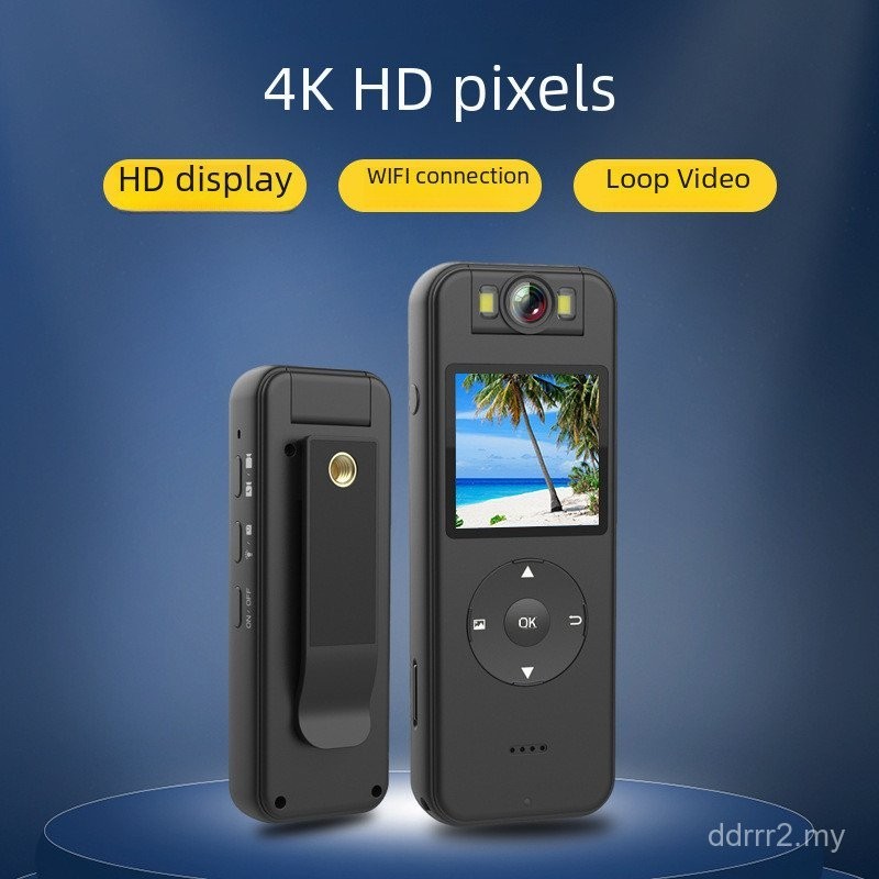 Klip hayat bateri tahan lama kamera definisi tinggi 4K, alat hebat ...