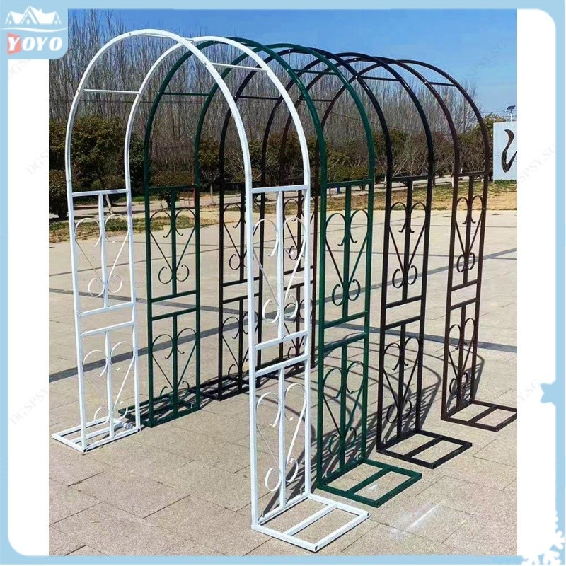 Bunga berdiri memanjat bingkai anggur luar taman Patio hiasan anggur ...