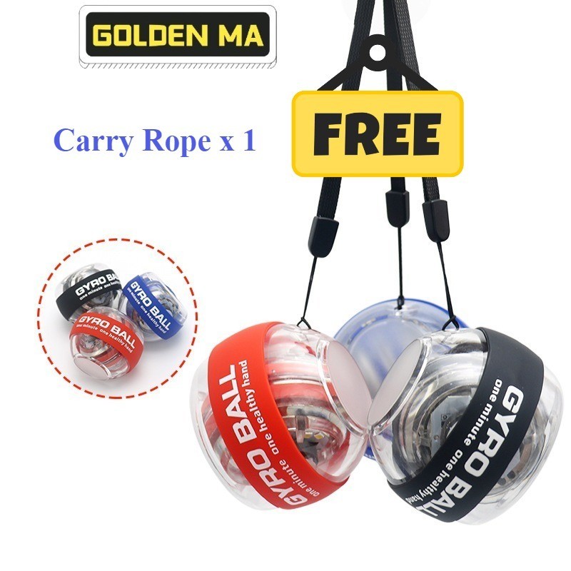 Gyro Ball Tennis Arm Muscle Force Fitness Trainer Gyroscope +LED Wrist ...