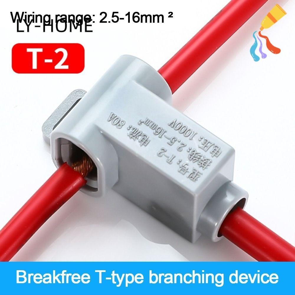 LY-HOME Wire Connector, T-type High Power Quick Terminal Block, Quick ...