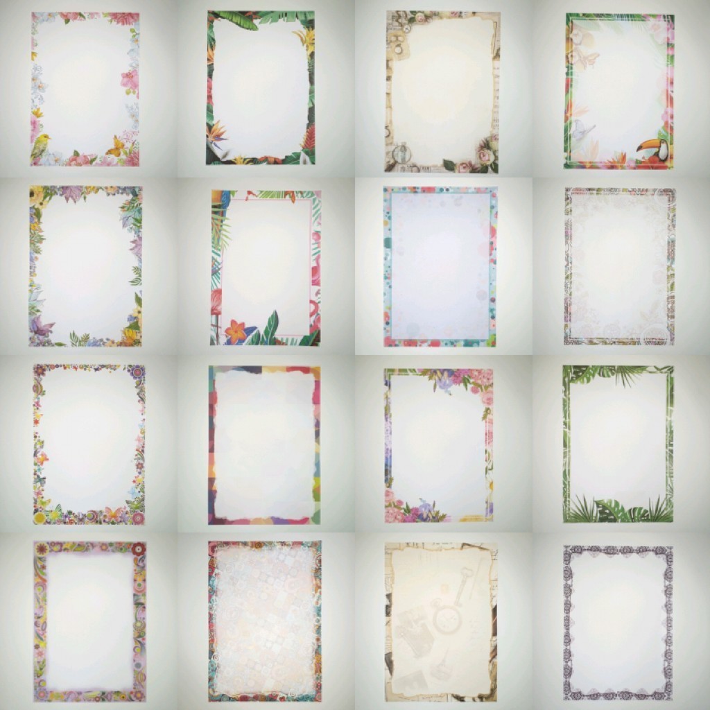 A4 Fancy Card/ Kertas Folio/Project Paper FLORA140gsm (10'S/pack ...