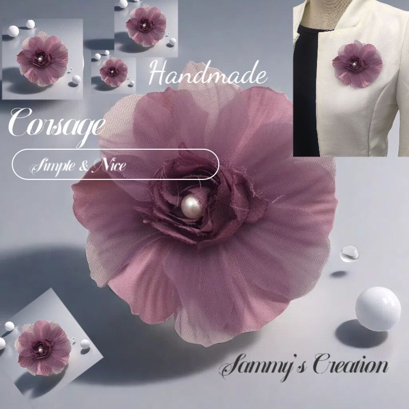 Elegant brooch corsage pin flower wedding brooch pin flower brooch ...