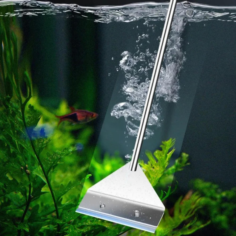 Aquarium Cleaning Tool,Dual-use Glass Algae Removal Scraper ,Aquarium ...