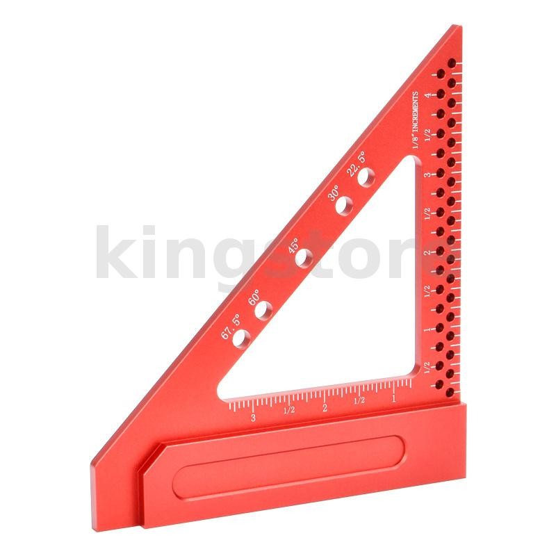 3 inch / 4 inch Triangle Ruler with Versatile Angles and 45 Degree Edge ...