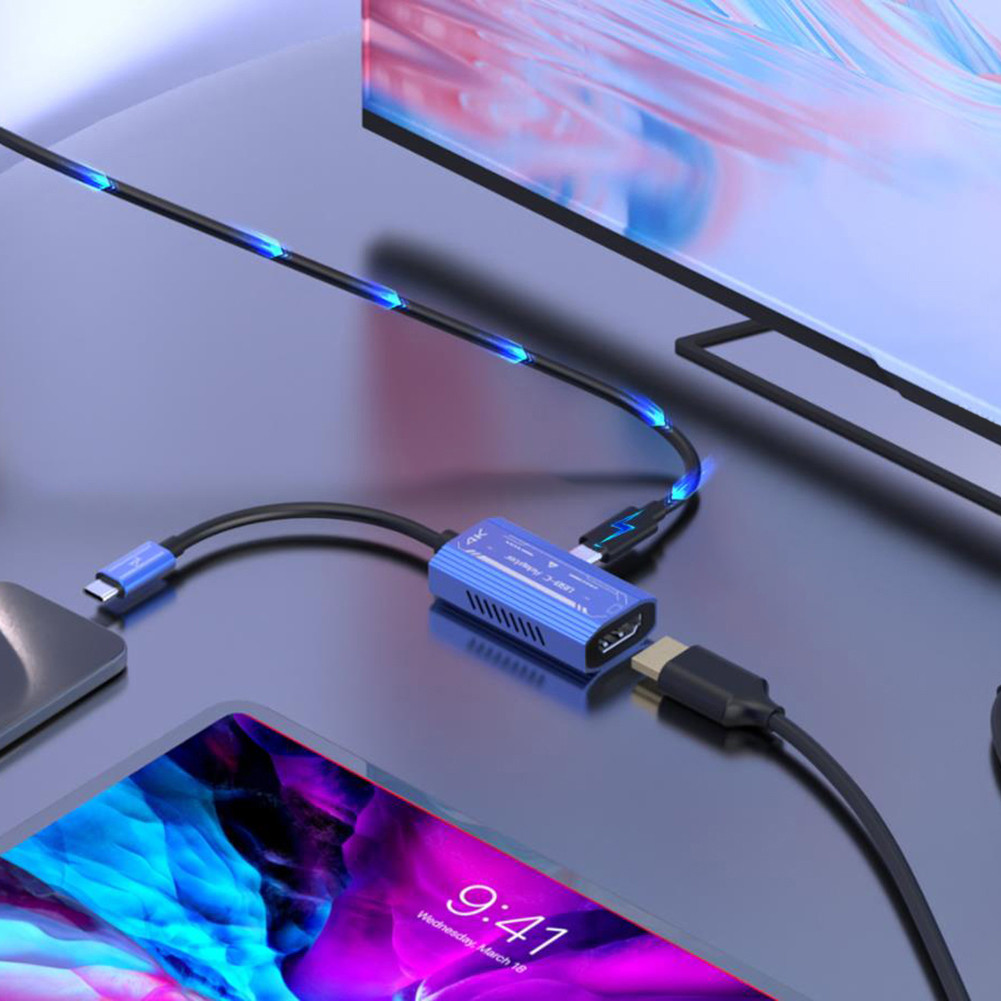 USB-C to HDMI-compatible Adapter 4K@60Hz for XREAL/Rokid Air Switch ...