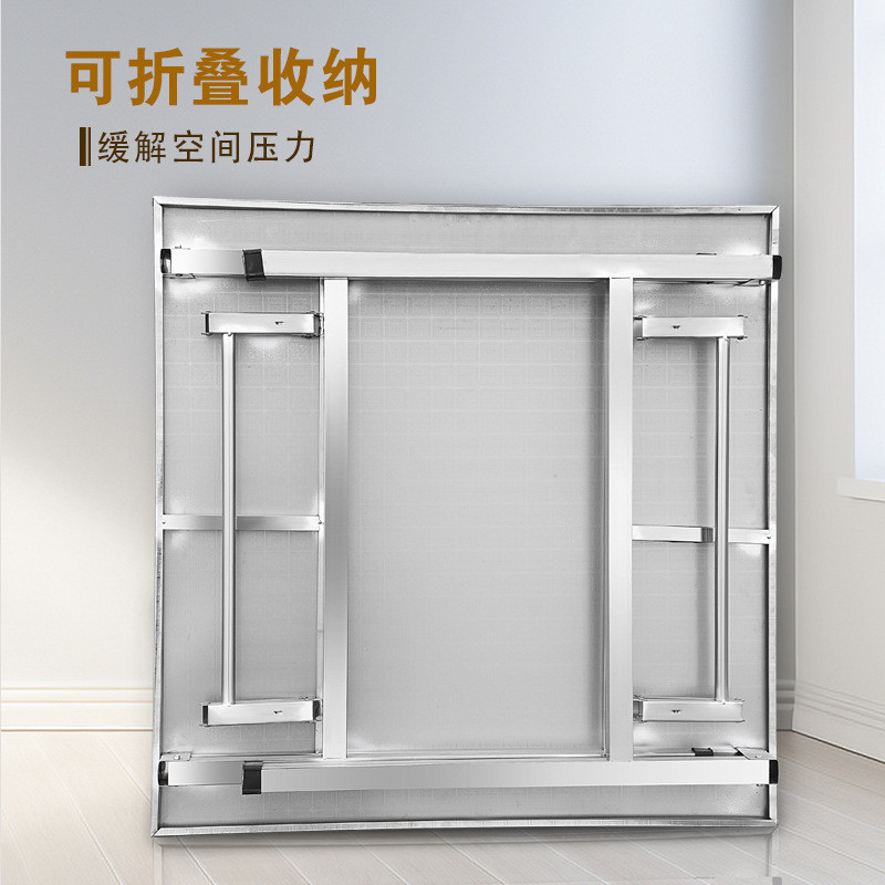 Stainless Steel Folding Table Portable Commercial Night Market Stall ...