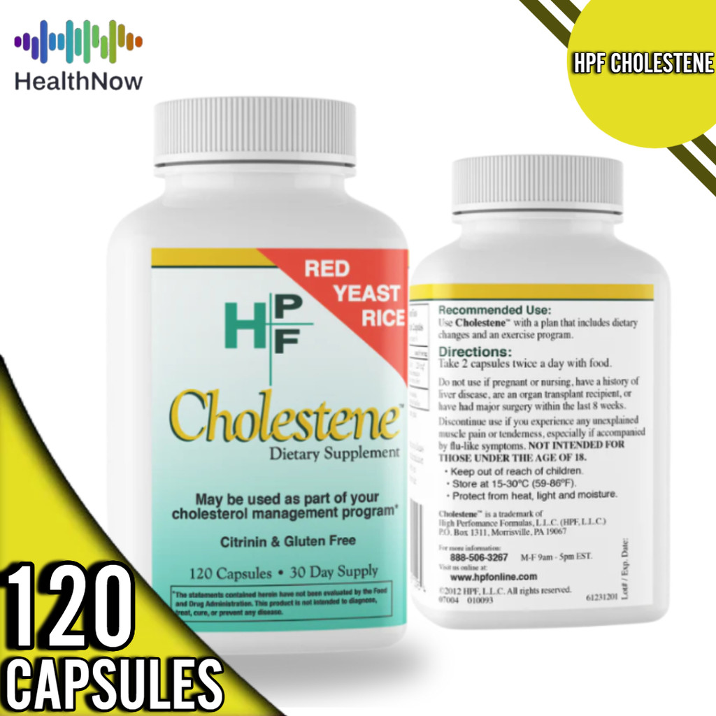 Healthy Origins HPF Cholestene Red Yeast Rice -- 120 Capsules | Shopee ...