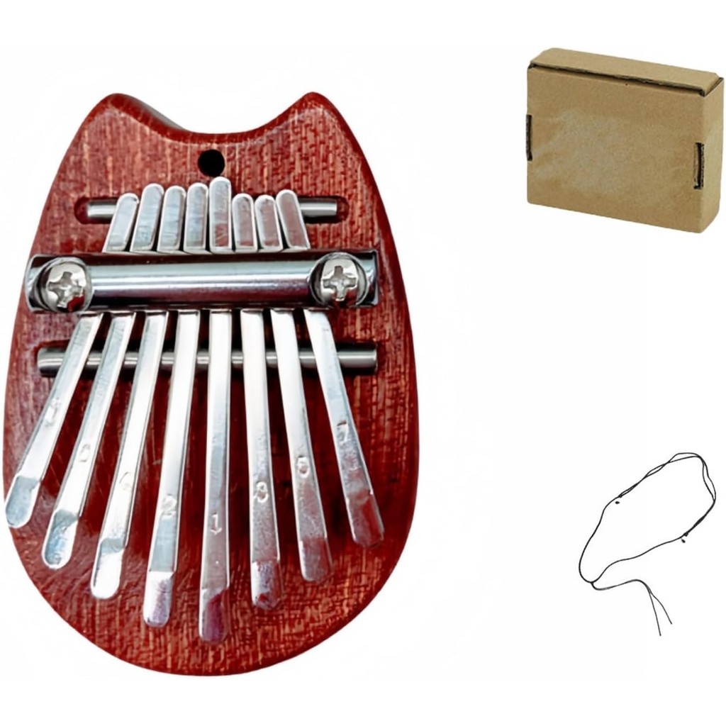 2024 New 8-Key Exquisite Finger Thumb Piano Set, Symmetry Design Mini ...