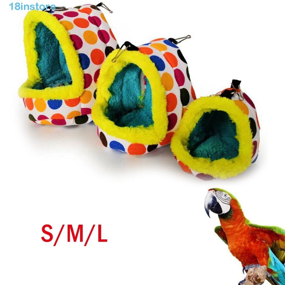 INSTORE Bird Bed Hanging Warm Sleeping Bag Cage Hut Cave Tent | Shopee ...