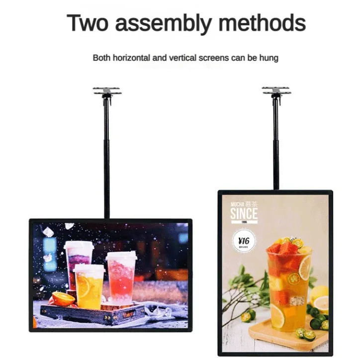 LED TV light box menu board led light box menu board hanging for ...