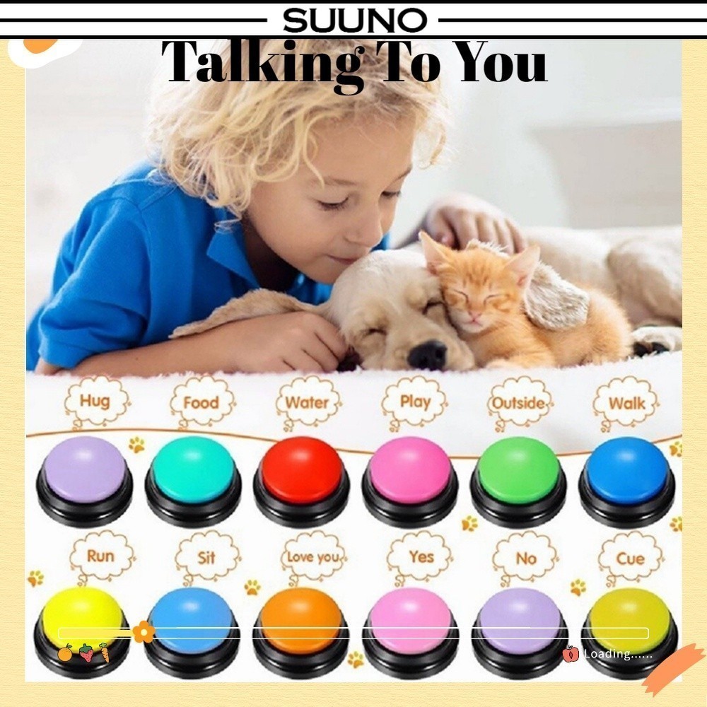 Mainan Butang Cat Button Dog Buttons For Communication Dog Talking ...