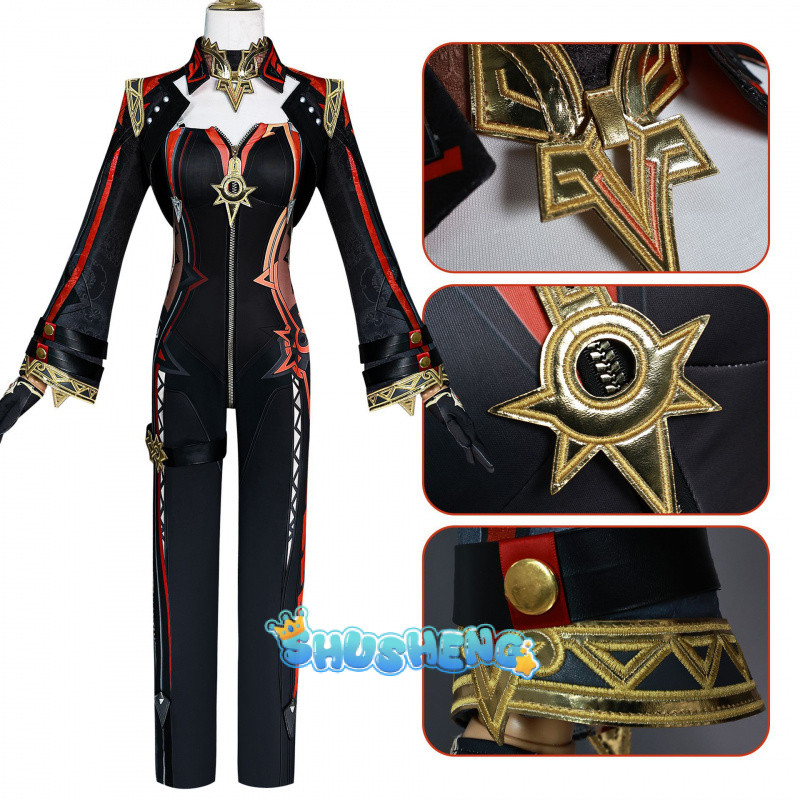 Genshin Impact Mavuika Pyro Archon Game Suit Sexy Jumpsuits Uniform ...