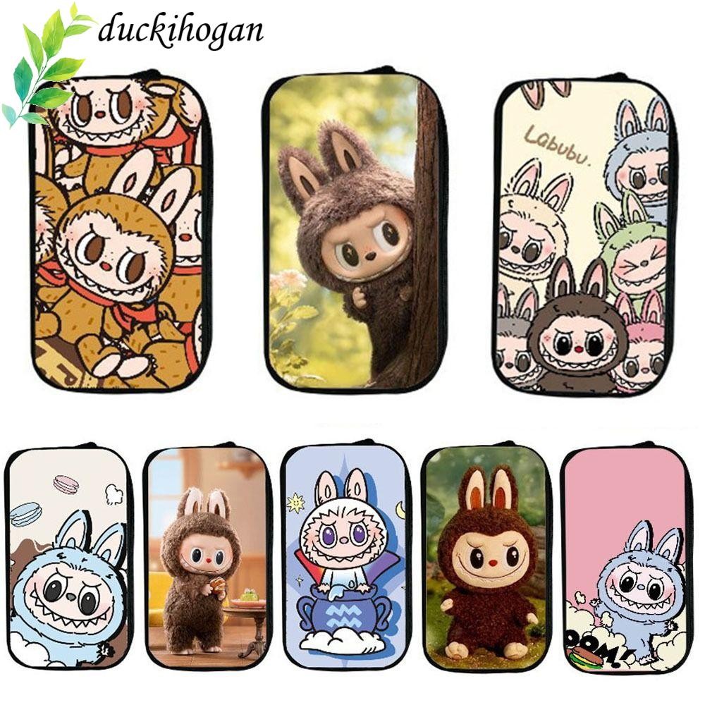 DUCKIHOGAN Pencil Cases, Cute Cartoon Large Capacity Labubu Pencil Bag ...