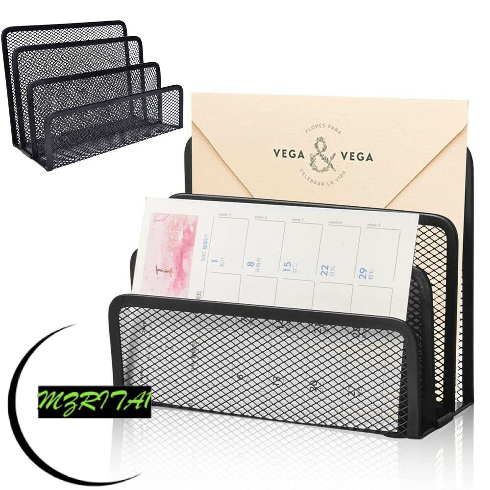 MARITA1 Letter Paper Holder Organiser Business Card Shelf Book Holder ...