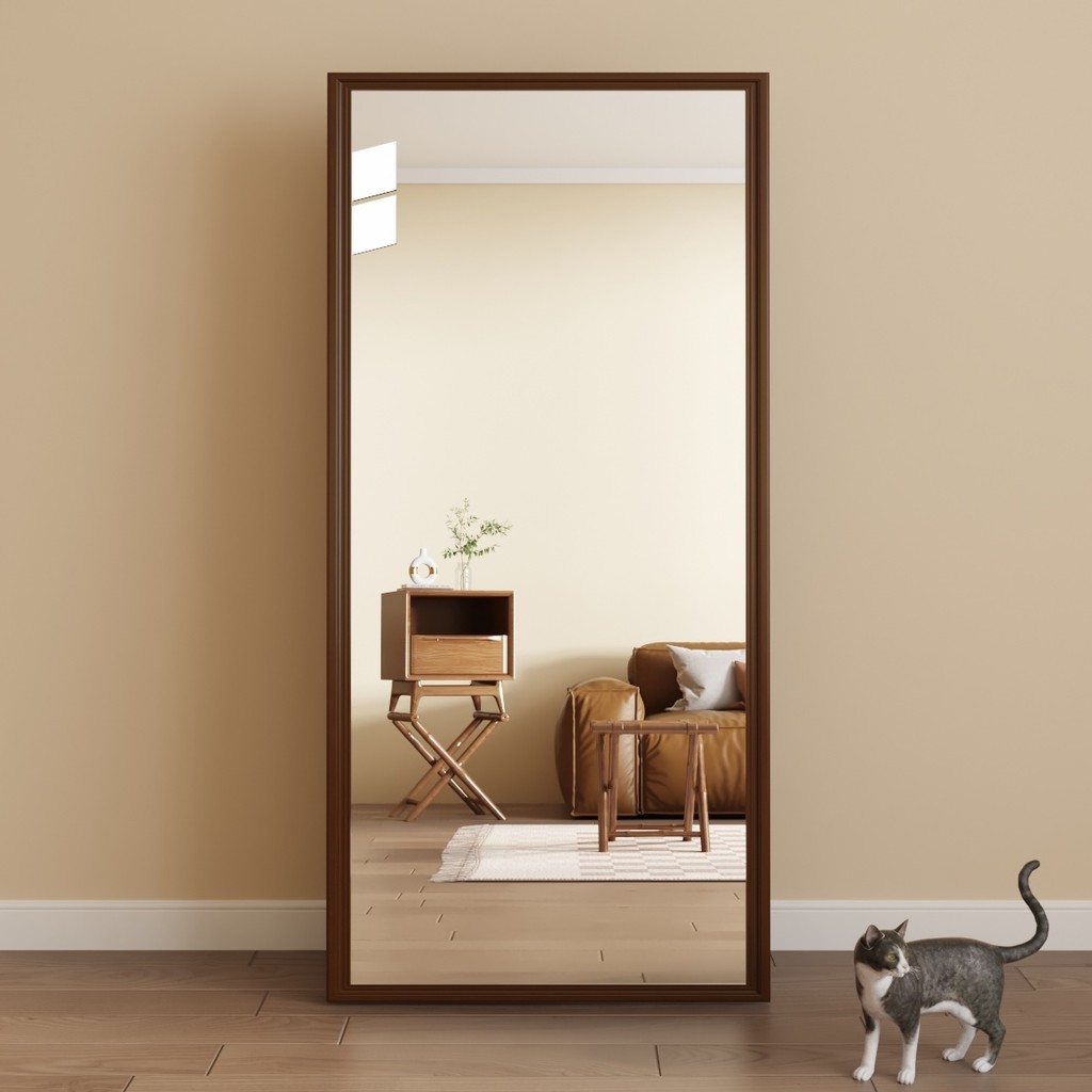 Retro Mirror Home Full-Length Mirror Ins Bedroom Internet Celebrity ...