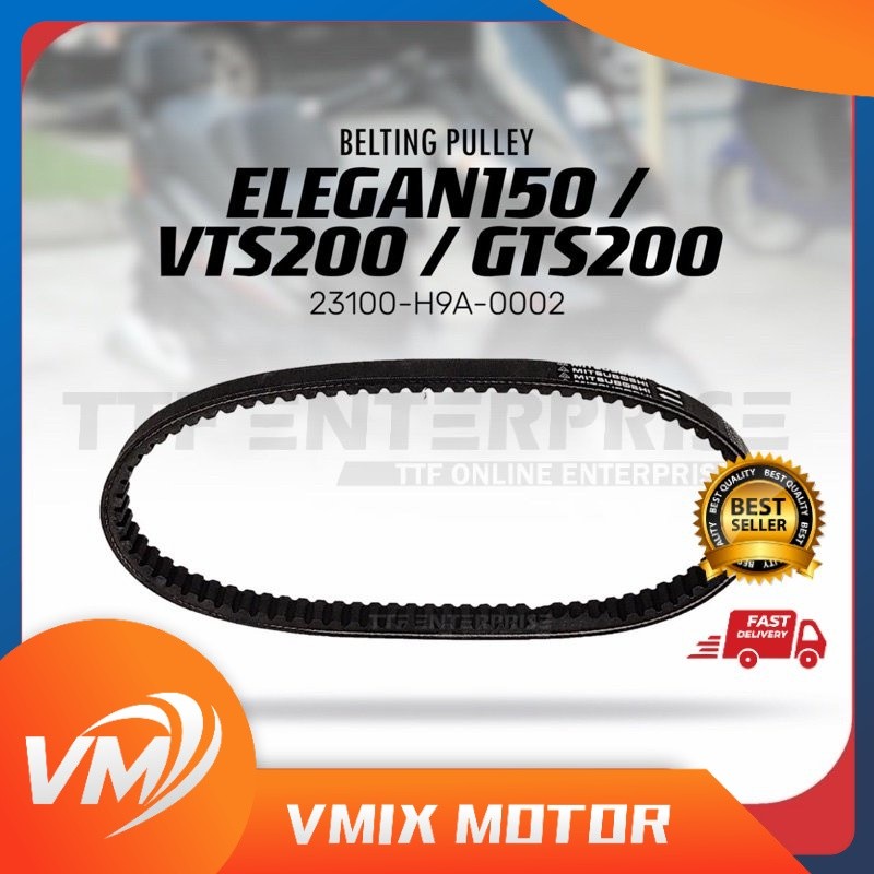 ELEGAN150 / GTS200 / VTS200 BELTING PULLEY 23100-H9A-0002 TIMING BELT V ...