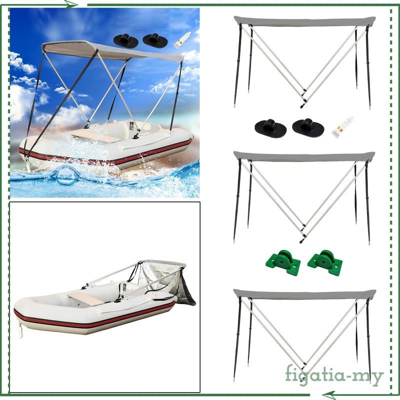 [FigatiaMY] Inflatable Boat Canopy Foldable Tent Universal Boat Cover ...