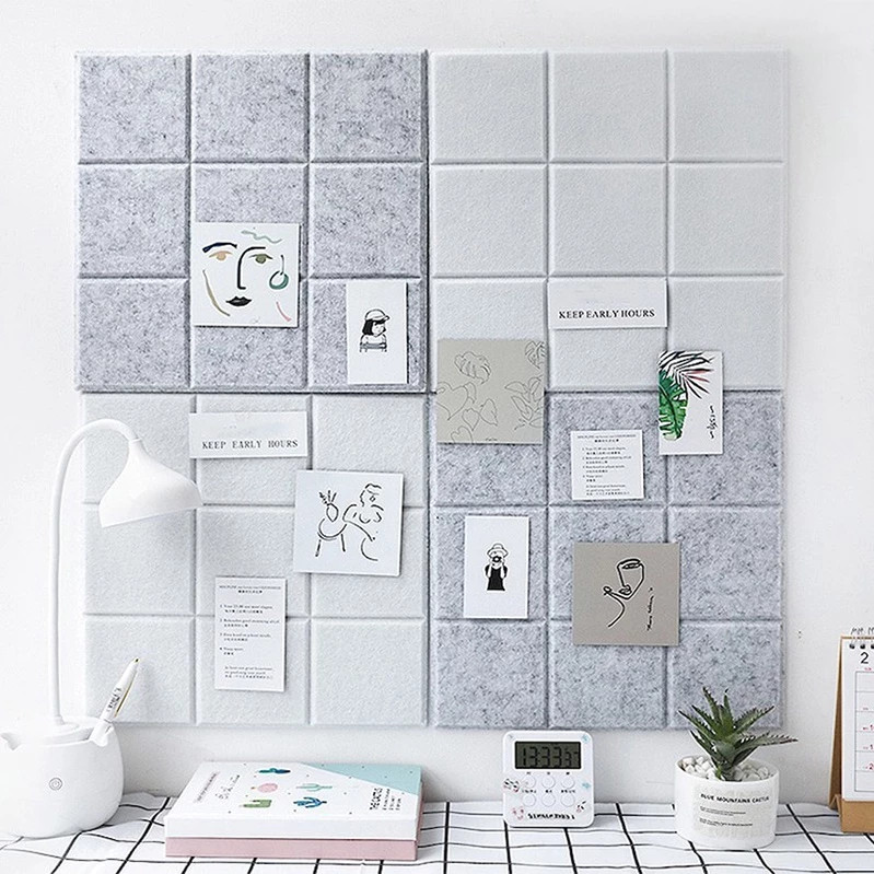 Felt Memo Board Photo Wall Memo Notice Board Message Note Letter Self ...