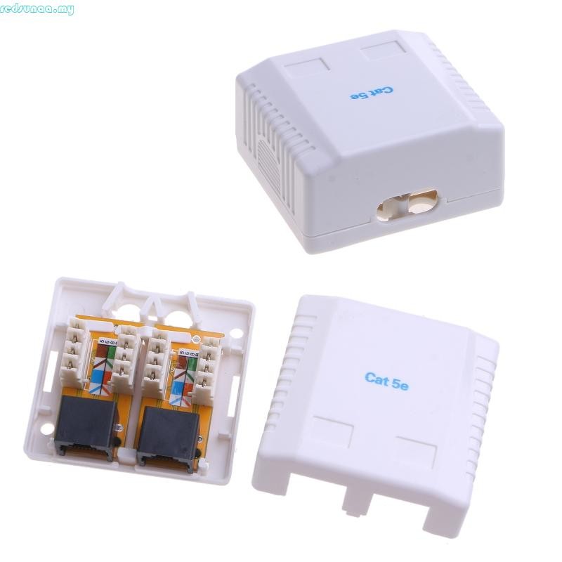 redsunaa Cat6 RJ45 Keystone Jacks Slim Profile Ethernet Wall Jack Punch Down Cat6 Keystone ...