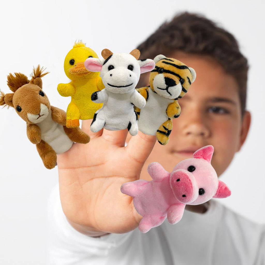 Yuxihon| Educational Finger Puppets Emotional Expression Learning Toys ...