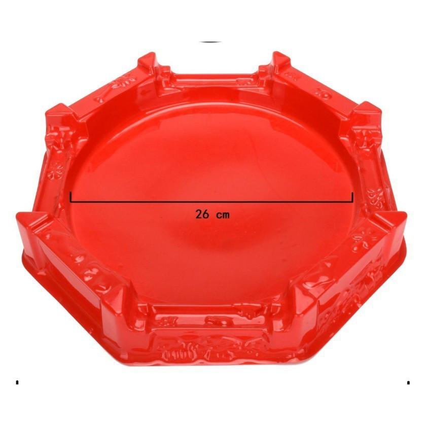 | Red Battle Arena Stadium for Spinning Tops | 26cm Diameter | Durable ...