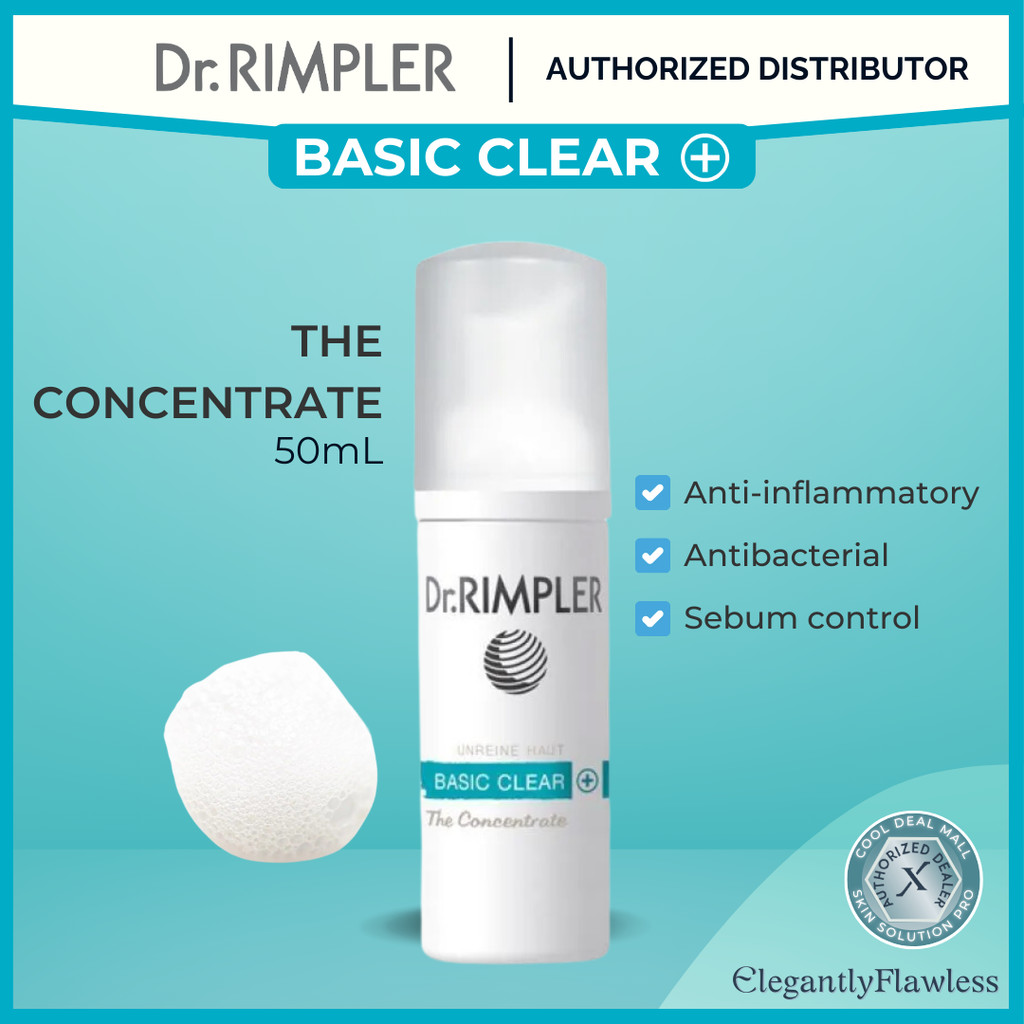 Dr.RIMPLER Basic Clear+ The Concentrate | Oily & Acne Skin | 50ml ...