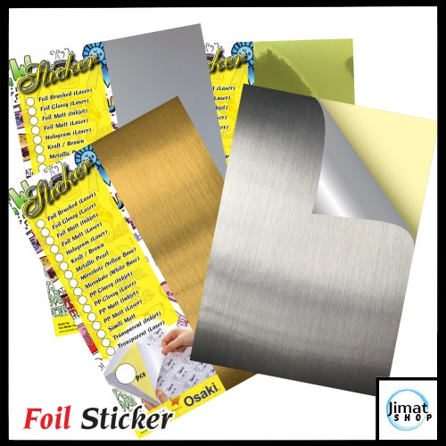 A4 Laser Sticker | Foil Sticker | Silver Sticker | Gold Sticker ...